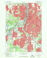 1967 Map of Grand Rapids West, Kent County, MI — High-Res | Pastmaps